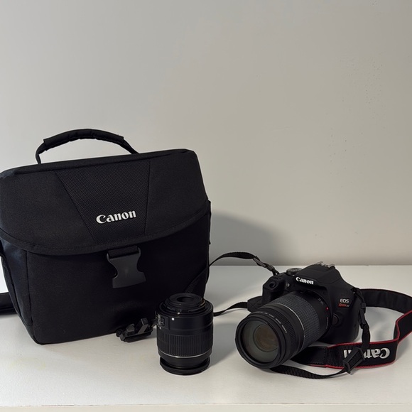 Canon | Cameras, Photo & Video | Canon Black Dslr Camera Kit With Bag ...